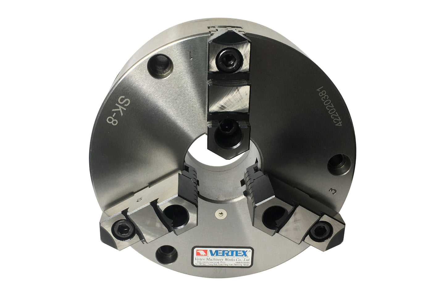 Chuck Autocentrante de 3 Mordazas VSK-8 / 8" – Frimar Herramientas