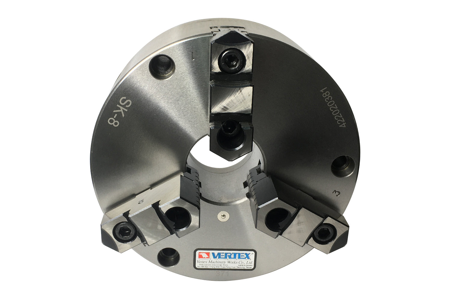 Chuck Autocentrante de 3 Mordazas VSK-8 / 8" – Frimar Herramientas