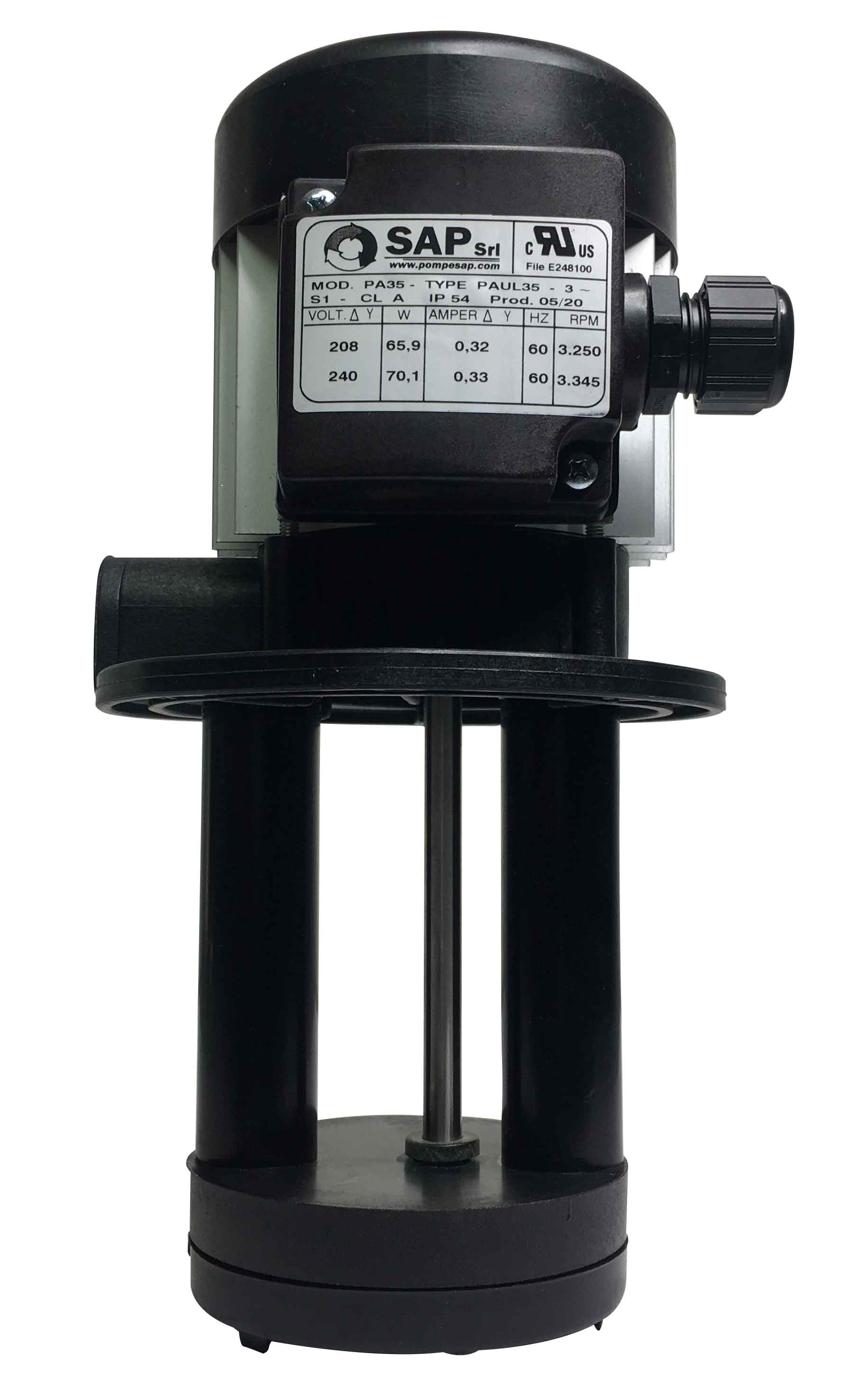 Bomba Mecánica para Refrigerante 120mm 208-240v / PA35/120-240 – Frimar ...