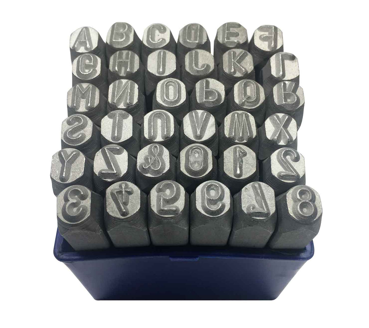 Juego para Estampado de Letras y Numeros Series Pro 0-9 / 1/4 ...